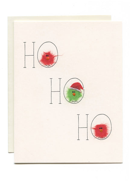 "HO HO HO" Birds – Flaunt Cards